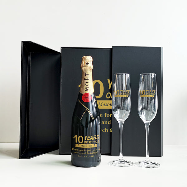 Corporate Gifts|Moët & Chandon Impérial & Champagne Glasses Gift Set ...